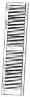 Amazon.com: Ply Gem Black 15x43 Open Louver Shutter Pair: Window ...