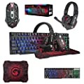 Marvo CM375 4 in 1 Gaming Peripheral Set - 7 Colour Backlit Keyboard ...