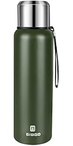 Stainless Steel Flask with Cup 700ml/23.6oz Vacuum Insulated Thermo ...