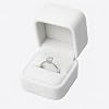 Amazon.com: Niche-Finds Premium Velvet Ring Box – White Gift Jewelry ...