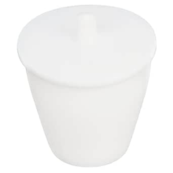 stonylab PTFE Crucible, 100 ML High Form Lab PTFE Teflon Crucible Cup Beaker with Lid Cover for ...