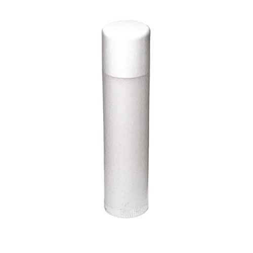 Amazon.com: Prefilled unlabeled chapstick White Tube Made with Beeswax ...