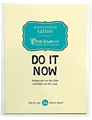 Amazon.com : CONSCIOUS INK MANIFESTATION TATTOO 3-PACK "DO IT NOW" (SET ...