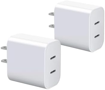 Amazon.com: Double USB C Fast Charger Block Compatible with Apple ...