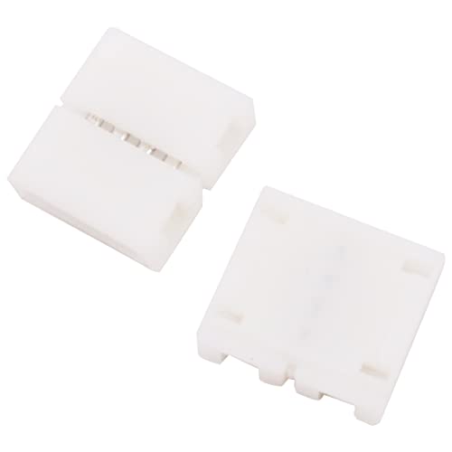 WANGCL 50PCS Led Strip Light Connector 4 Pin Led Connector No Soldering ...