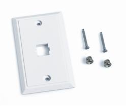 M10L-262 - Uniprise L Type Flush Mounted Faceplate, 1 port white ...