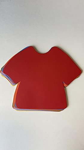 Amazon.com: 5.75" T-Shirt Large Assorted Color Creative Cut-Outs, 31 ...