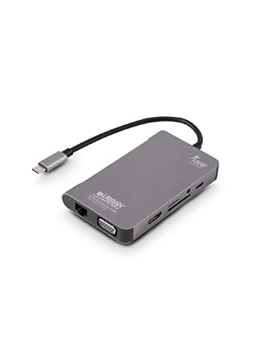 USB C Hub by Urban Factory Hubee Plus 100watt, Docking Station, Dual ...