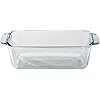 Amazon.com: Pyrex 1.5-Quart Clear Basics Glass Loaf Pan (Set of 2 ...
