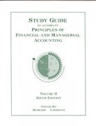 Financial And Managerial Accounting Study Guide Sixth Edition ...
