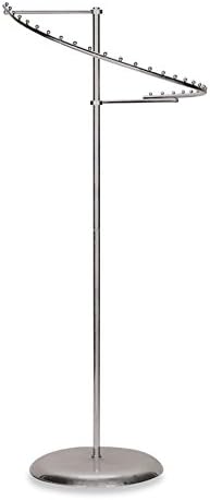 Amazon.com: Chrome Spiral Clothing Rack (29 Ball Spiral Garment Rack ...