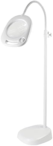 Purelite Three-in-One Magnifying Lamp, White, 22x25x150 cm : Amazon.co ...