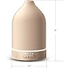 Amazon.com : Brookstone Essential Oil Ceramic Diffuser, Ripple ...