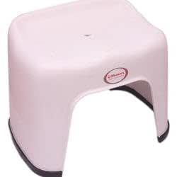 Bathroom Step Stool, Pink, Non-Slip Base, 20 cm Height : Amazon.in ...