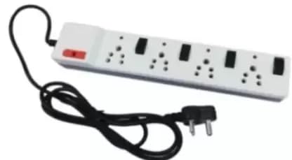 BAHUL 4+4 Strip Extension 2 Meter Long Wire 4 Socket Extension Boards ...