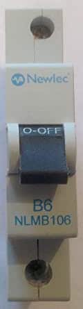 Newlec NLMB106 B6 MCB 6A Type B : Amazon.co.uk: DIY & Tools