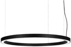 Amazon.com: Acco LED- Sleek Modern Black Led Ring/Circle/Round Led ...