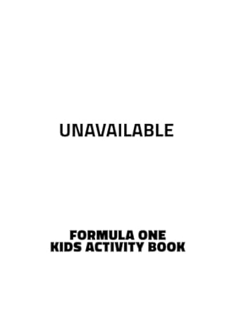 Formula One Kids Activity Book: F1 Themed Trivia, Puzzles, Word Search ...