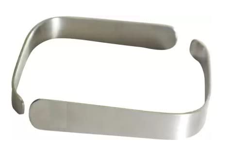 Forgesy Tongue Depressor, L-Shape, 2Pc Set Stainless Steel Dental Hand ...