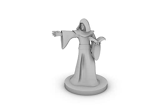 Amazon.com: Human Wizard Holding Book Tabletop DND Gaming Miniature ...