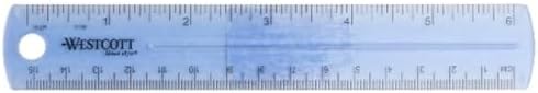 Amazon.com : Westcott 6-Inch Plastic Ruler, Assorted Colors, 2-Pack ...