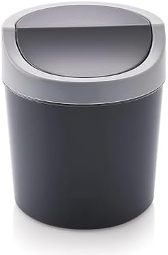 Plastic Waste Storage Garbage Press-Top Mini Dustbin With Lid For ...