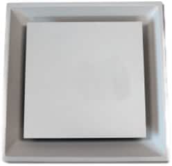 Shoemaker HL-BD 8" White T-Bar Diffuser Bowtie Architectural With Damp ...