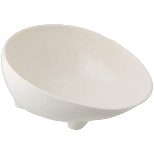 Sammons Preston White Polyester Scooper Bowl, Hi Lo Dish with Contoured ...