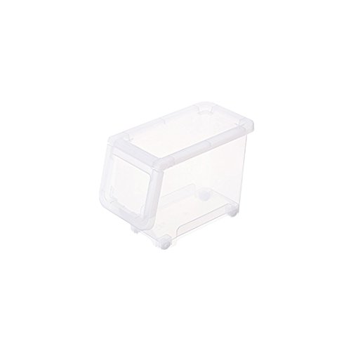 NOW & ZEN Howards Plastic Stack and Nest Storage Box with Lid (22.4x42 ...