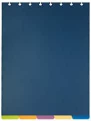 TUL Discbound Notebook, Top-Bound Tab Dividers, Letter, Assorted Colors ...
