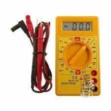 Digital Multimeter LCD AC DC Measuring Voltage Current/LCD Display ...