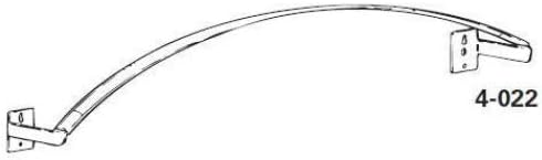 Amazon.com: Graber Crystal Clear Flexible Arch Curtain Rod, 28 to 40 ...