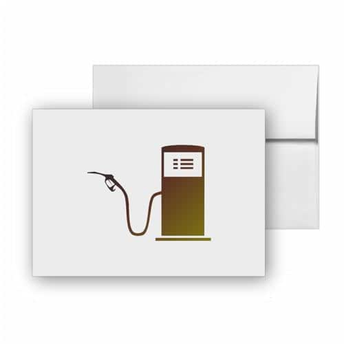 Amazon.com: Gas Pump Fuel Station Refuel, quality blank cards CC-25840 ...