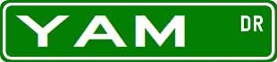 Amazon.com: YAM Street Sign ~ Custom Street Sign - Aluminum : Home ...