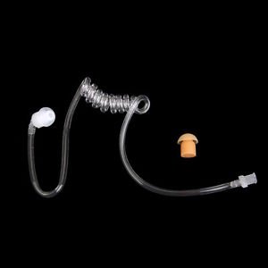Clear Coiled Acoustic Tube with Earbud for Two-Way Radio EARPIECE ...