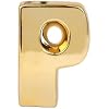 Amazon.com: Efavormart 6" Shiny Gold Plated Ceramic Letter P Sculpture ...