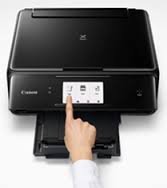 Canon Pixma TS8070 All-in-One Color Inkjet Printer (Black) : Amazon.in ...