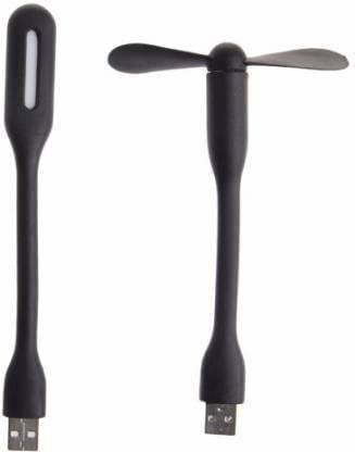 USB LIGHT & USB Fan Portable & Flexible For PC, Laptop, Mobile, Power ...