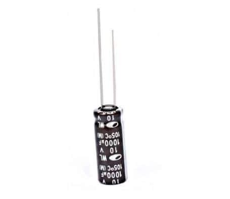 1000uf 10V DC Electrolytic Capacitor(Pack of 3) - 1000 uF 10V Capacitor ...