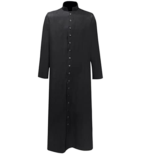 MYAYD Unisex Roman Altar Server Cassock Robe Clergy Pulpit Liturgical ...