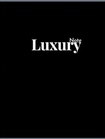 Luxury Note Black Notebooks Journal: Lined journal Notebooks For ...
