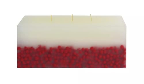 Large Inclusion Candle with Organic Red Berries Encapsulated Into The ...