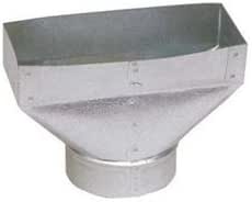 Amazon.com: SWBS4148 4x14x8" Galvanized Sheet Metal Straight Boot ...