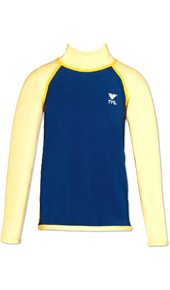 Amazon.com: Tyr Solid Rash Guard (Navy/Yellow, 2T) : Sports & Outdoors