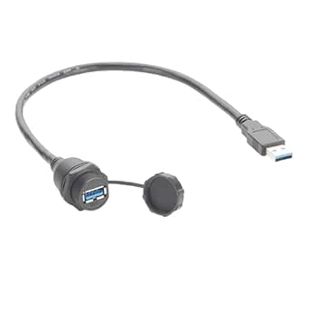 Amazon.com: IP67 USB 3.0 A Connection Extension Cable Type A Male to ...
