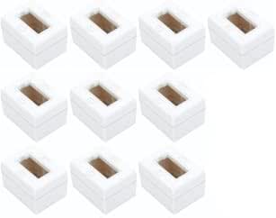 Switchboard Enclosure Box, 1 Module, Glossy Premium, Brass Nuts Fitting ...