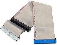 Buy V7 Dual ULTRA/66 Eide 80 Conductor Ribbon Cable, Gray (18-Inch ...