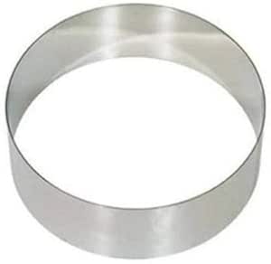 Buy BAKERS 4U Stainless Steel Cake Baking Rings, 8Inches with 2 inch ...