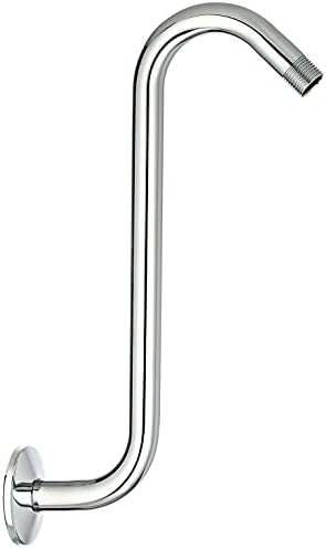Shower Extension Arm 8-Inch High Rise S-Curved Goose neck Stainless ...