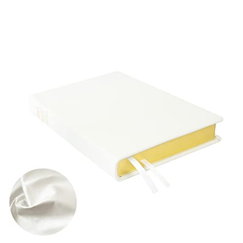 Amazon.com: LDS Scriptures Hand-Bound Pearlized White Genuine Leather ...